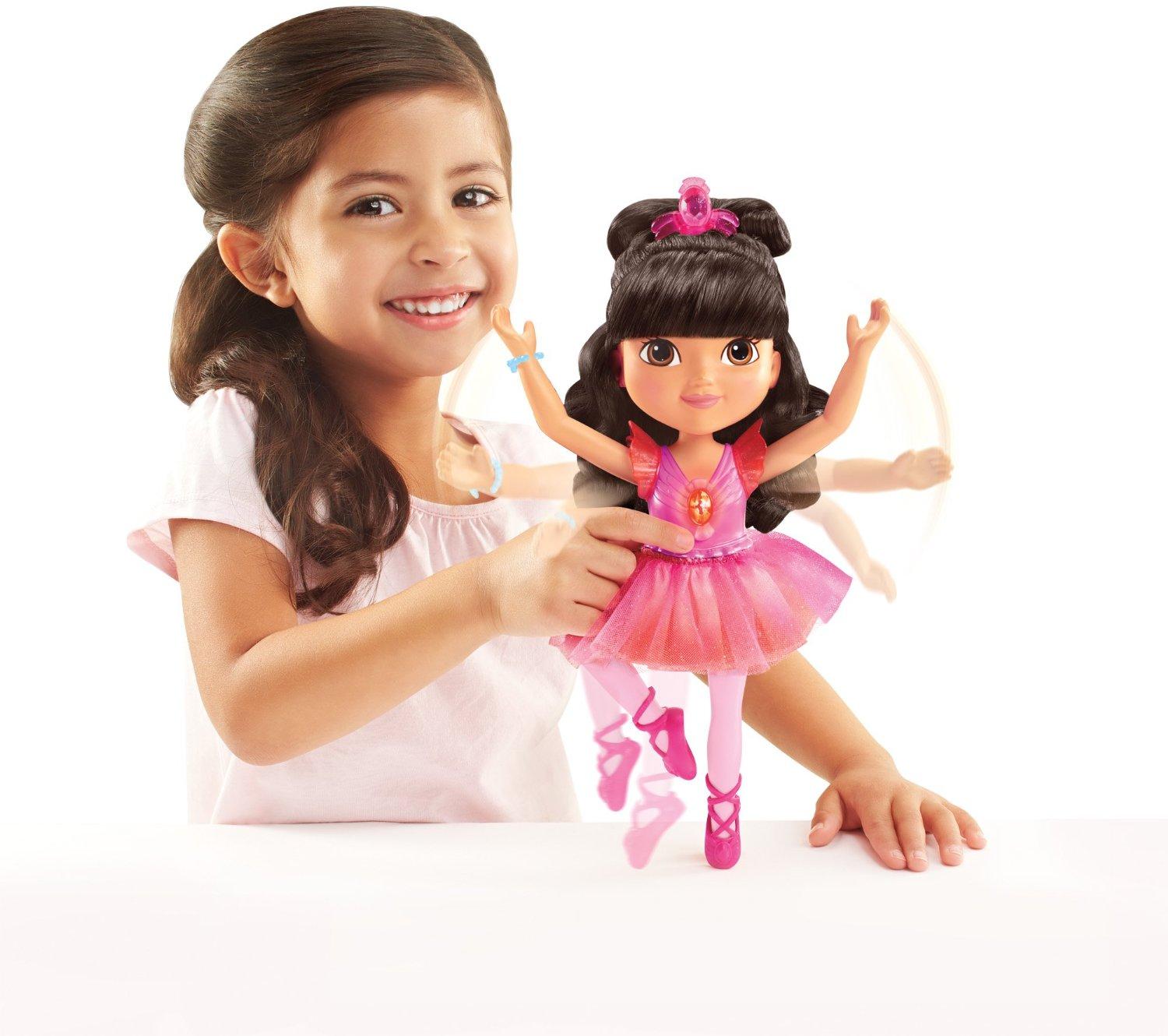 Amazon.com: Fisher-Price Nickelodeon Dora & Friends, Sparkle & Spin ...