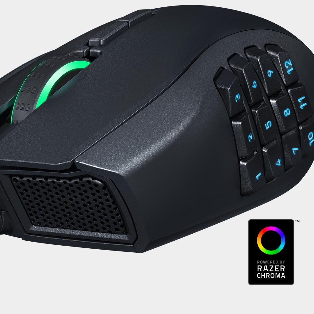 Amazon.com: Razer Naga Chroma - Ergonomic RGB MMO Gaming Mouse- 12 ...