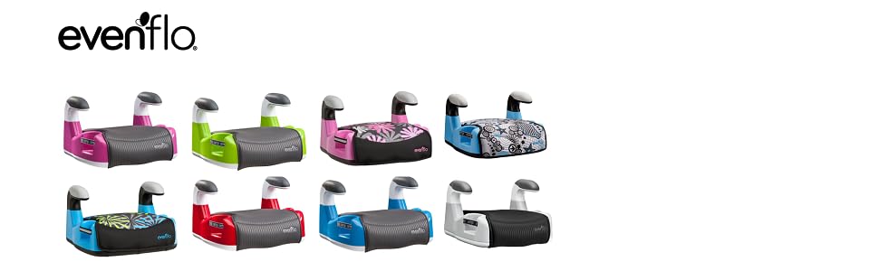 Amazon.com : Evenflo Amp Performance No Back Booster Car Seat, Blue ...