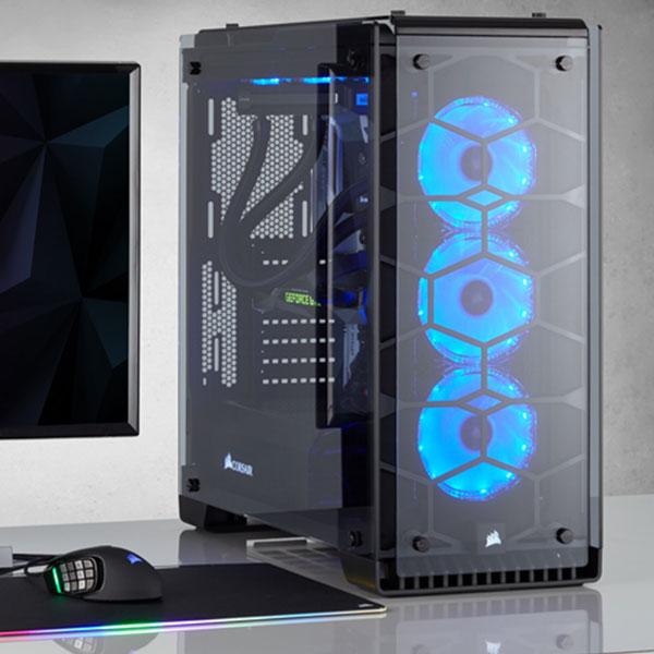 Corsair Crystal Series 570X RGB - Tempered Glass, Premium ATX Mid-Tower ...