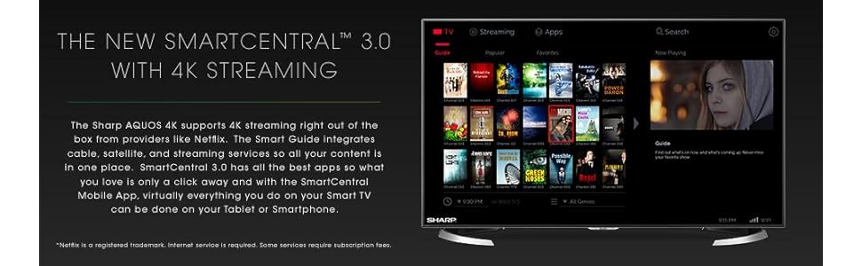 Amazon.com: Sharp LC-60UD27U 60-Inch Aquos 4K Ultra HD Smart LED TV ...