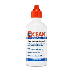 Amazon.com: Ocean Saline Nasal Spray, Buddy Pack, 1.5 Ounce & 0.76 ...