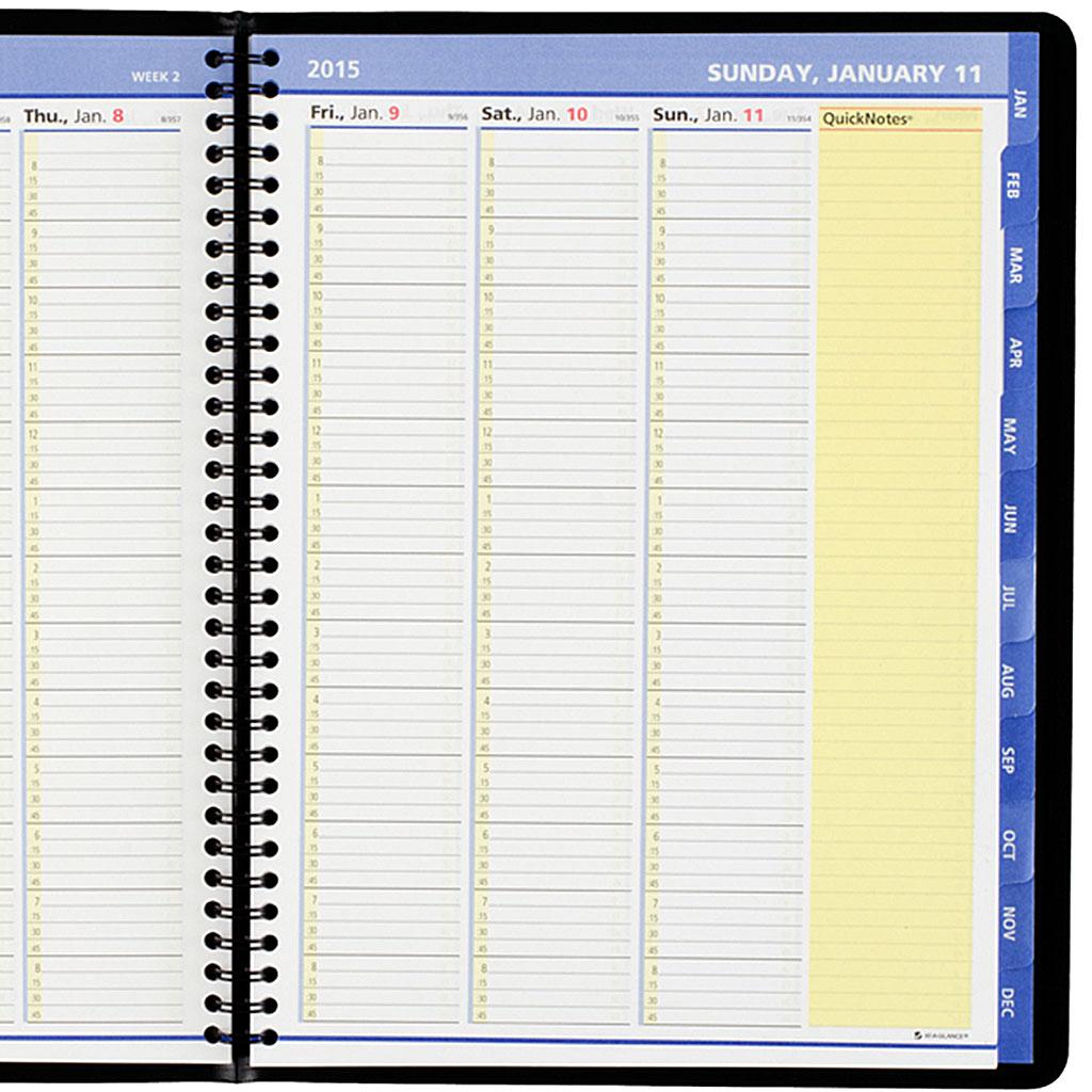 Amazon AT A GLANCE Weekly And Monthly Planner 2015 Includes