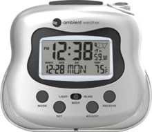 Amazon.com: Ambient Weather RC-8370 Radio Controlled Projection Clock ...