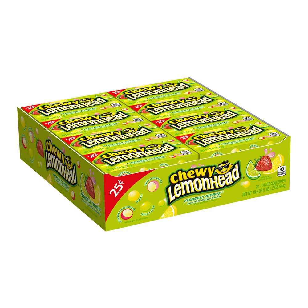 Amazon.com : Lemonhead Chewy Candy Fiercely Citrus Flavor, 0.8 Ounce ...