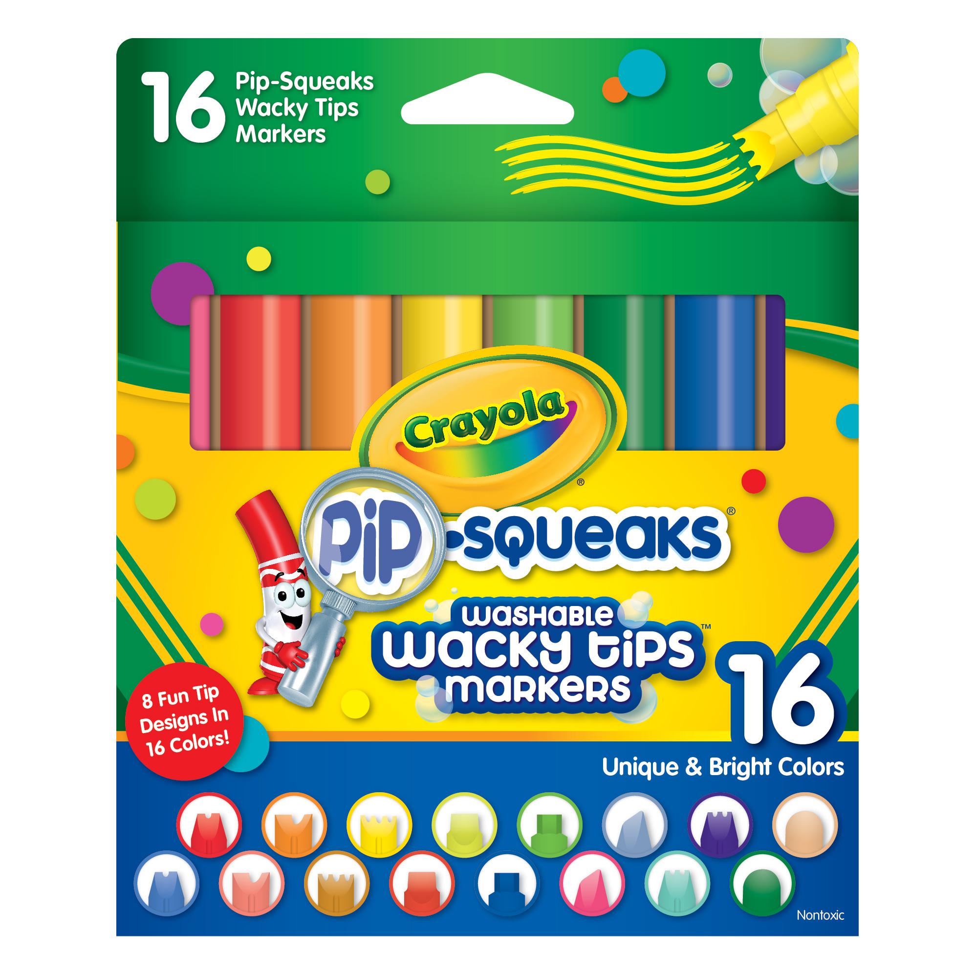 Amazon.com: Crayola Pip Squeaks Tiplets Markers: Toys & Games