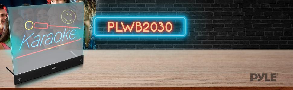 Amazon.com : Pyle Erasable Desktop Illuminated LED Writing Board with ...