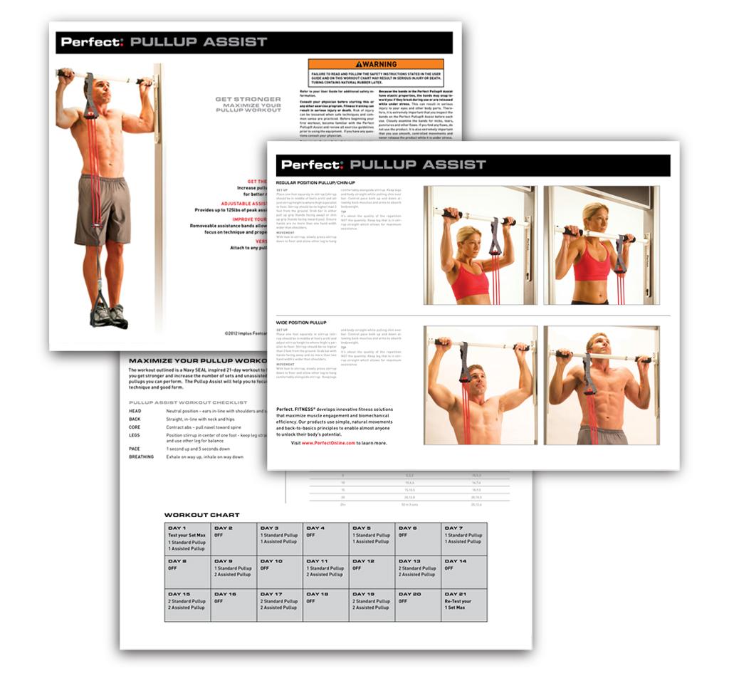 Amazon.com : Perfect Fitness Pullup Assist Exercise Equipment, Red ...