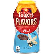 Amazon.com : Folgers Flavors Coffee Enhancer Bottle, Vanilla, 1.62 ...