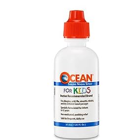 Amazon.com: Ocean Kids Saline Nasal Spray, 1.25 Ounce (Pack of 6 ...