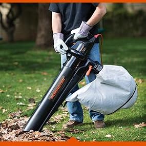 Amazon.com : Remington RM1300 Mulchinator 3-in-1 12 Amp Electric Blower ...