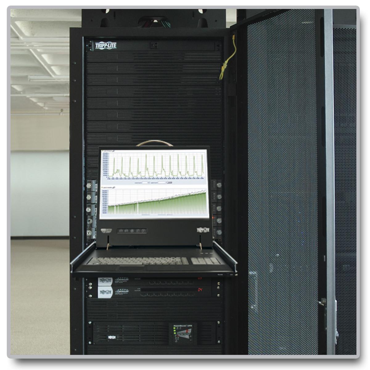 Amazon.com: TRIPP LITE Rack-Mount Console with 19" LCD & DVI or VGA ...