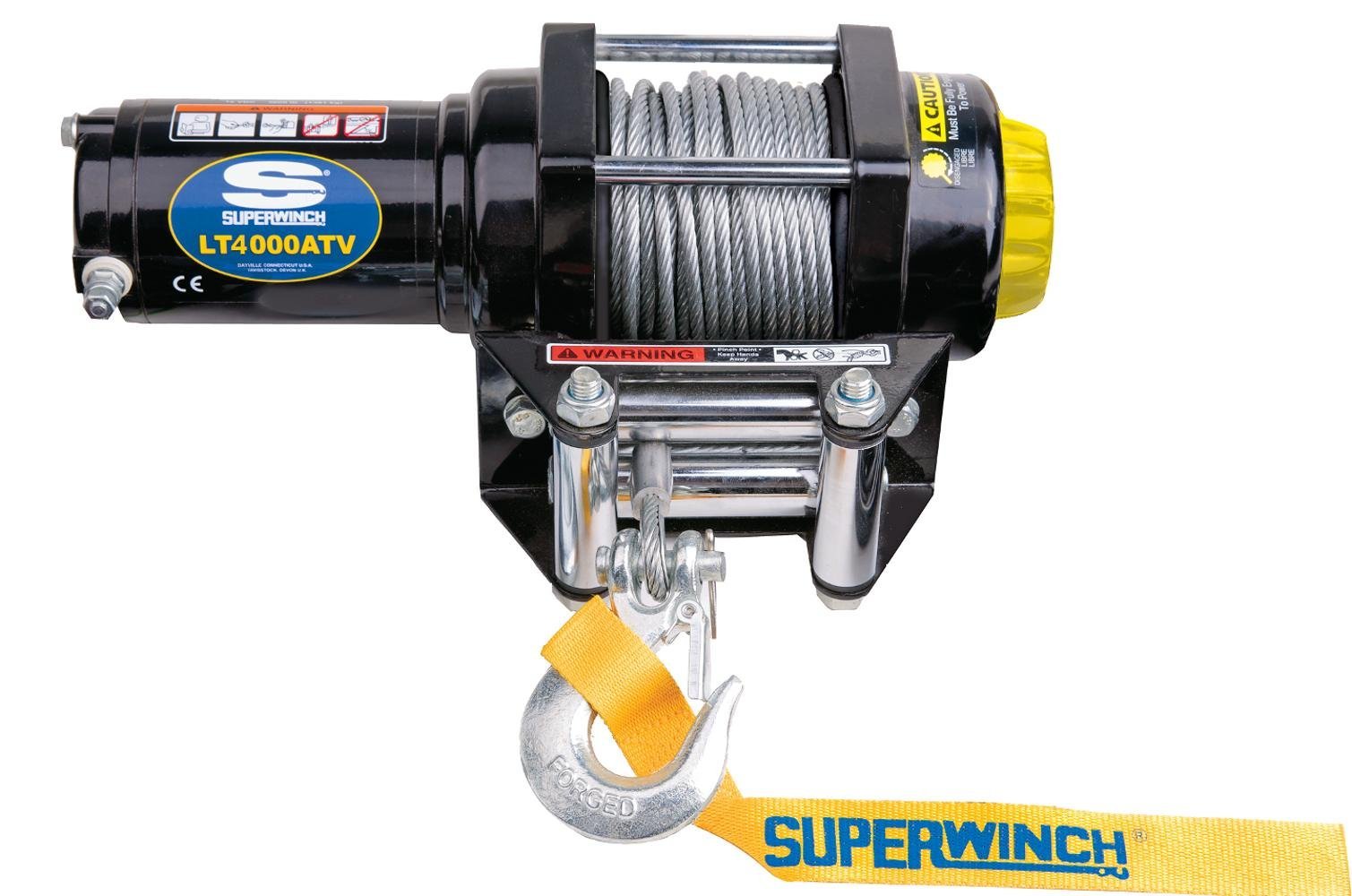 Amazon.com: Superwinch (1140220) Black 12 VDC LT4000ATV Winch - 4000 lb ...