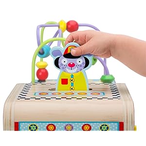 ALEX Jr. Busy Fire Truck Wooden Activity Center : Toys & Games