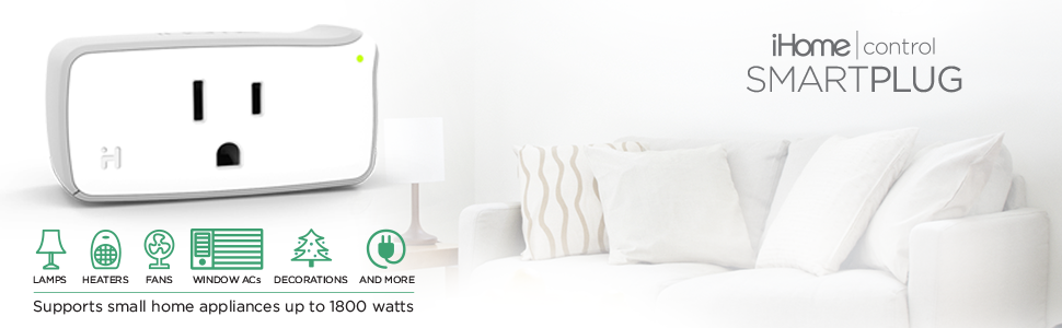 iHome Control Smart Plug, Works with Alexa - - Amazon.com