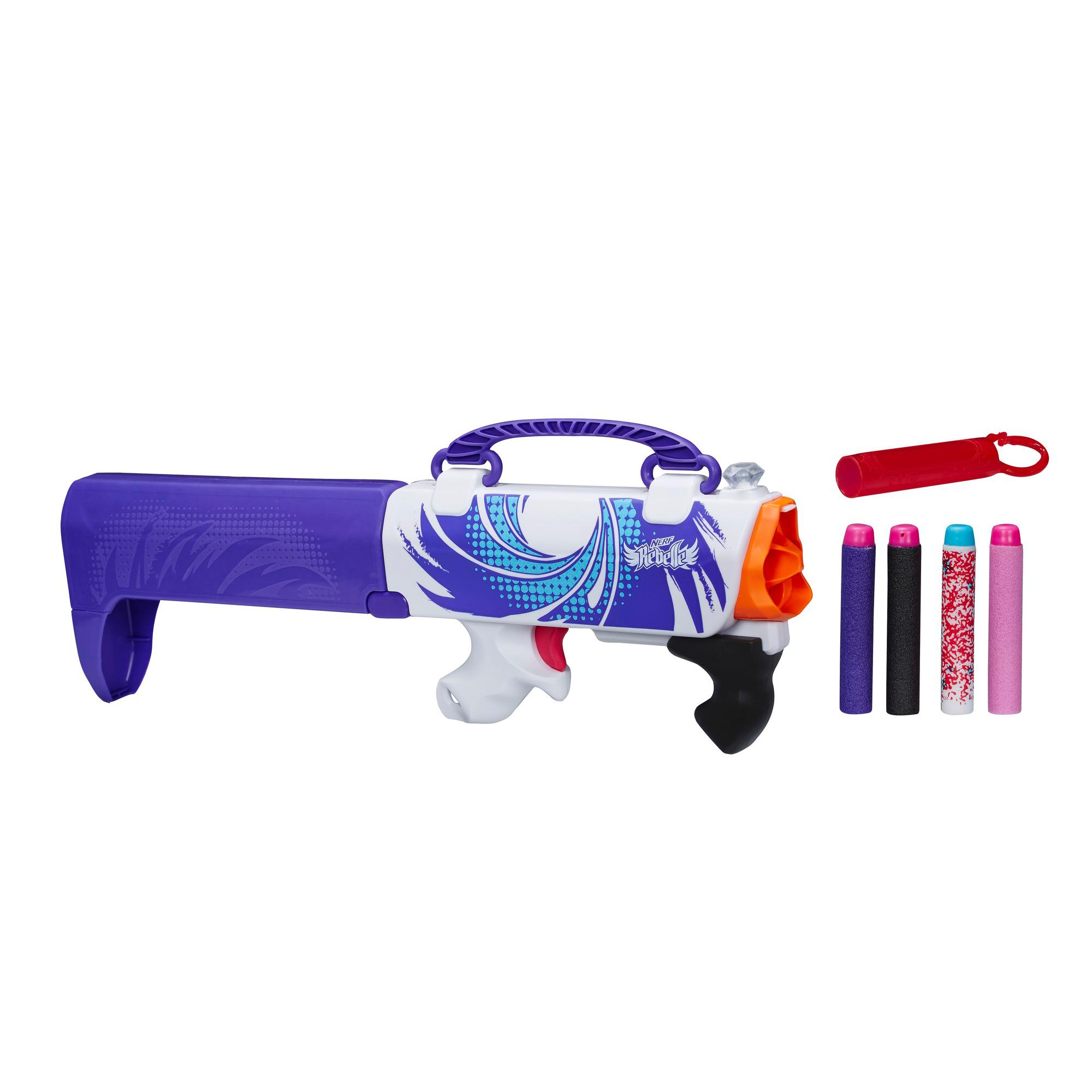 Amazon.com: Nerf Rebelle Secret Shot Blaster, Purple: Toys & Games