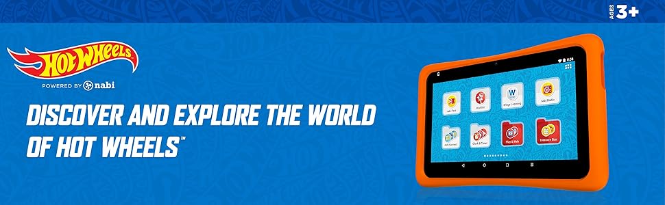 Amazon.com: Hot Wheels Tablet. Powered by nabi: Toys & Games