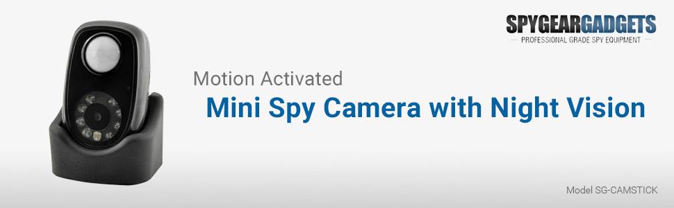 Amazon.com : Motion-Activated Mini Spy Camera with Night Vision and 10 ...