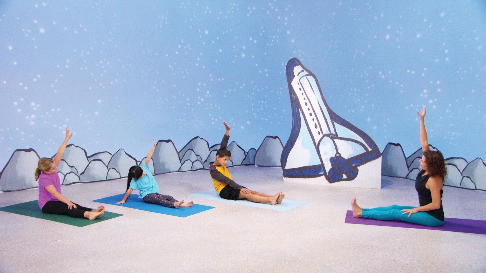 Amazon.com: Yoga for Kids: Outer Space Blastoff: Jodi Komitor, Gaiam ...