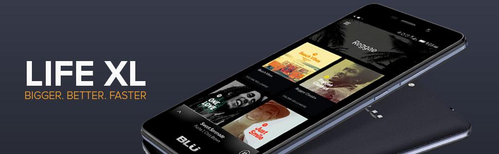 Amazon.com: BLU Life XL - LTE Smartphone - GSM Unlocked - 16GB +2GB RAM ...