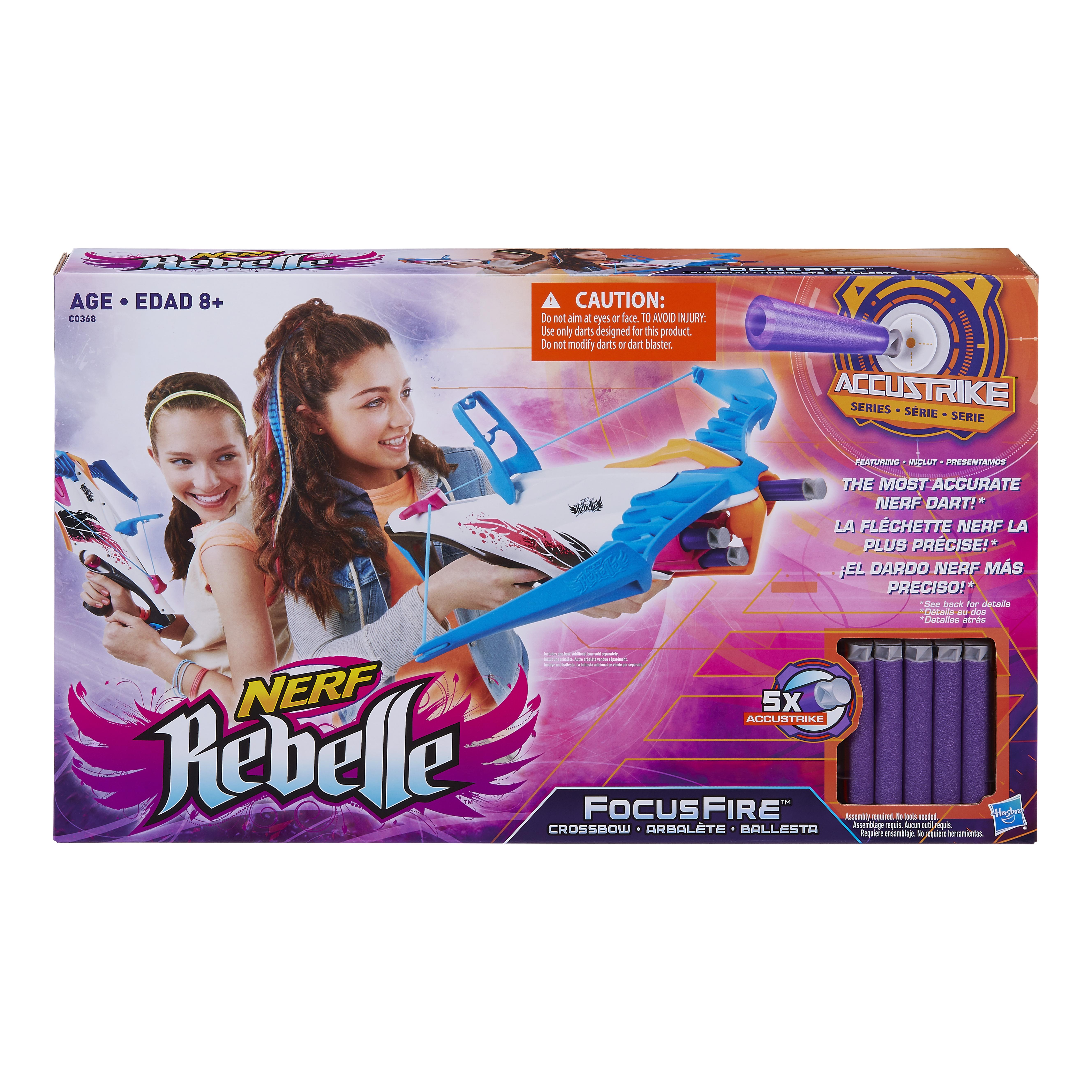 Amazon.com: Nerf Rebelle FocusFire Crossbow: Toys & Games
