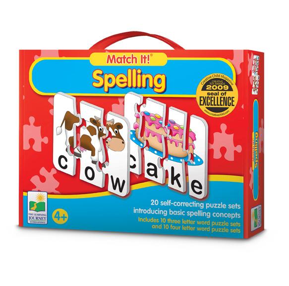 Amazon.com: The Learning Journey Match It! Spelling: Toys & Games
