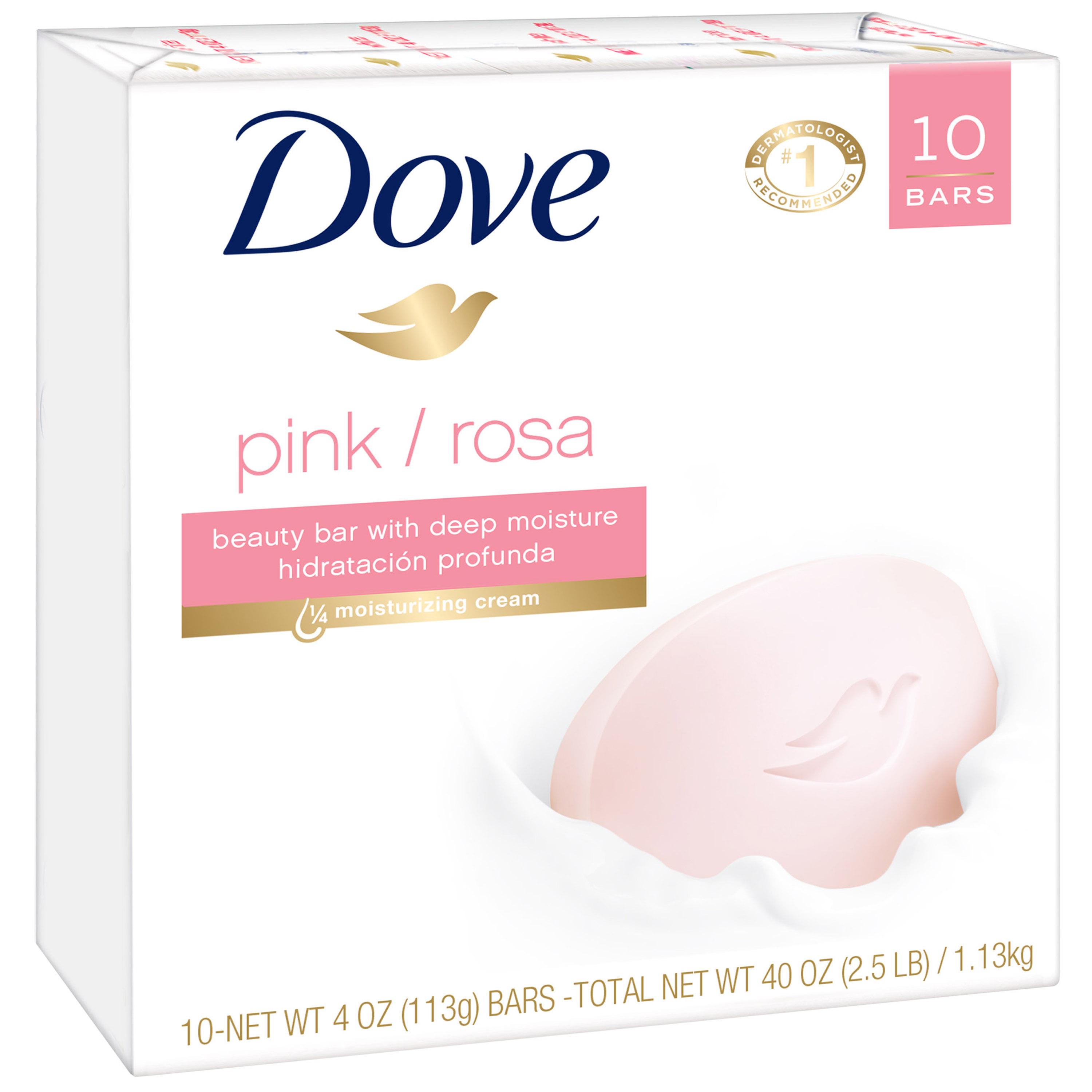 Amazon.com : Dove Beauty Bar, Pink 4 Ounce, 10 Bar : Beauty