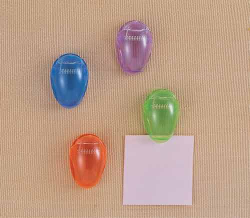 Amazon.com : Officemate Standard Cubicle Clips, Assorted Translucent ...