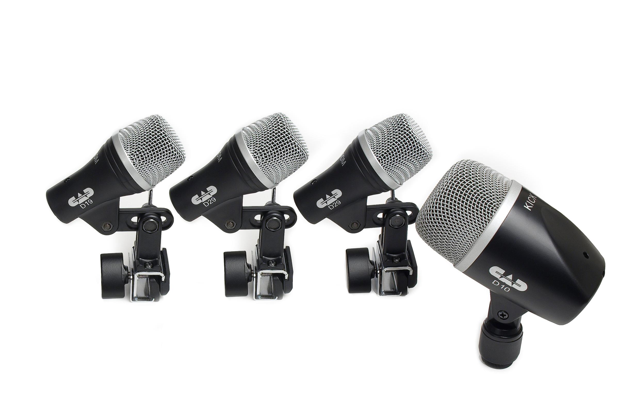 Amazon.com: CAD Audio Stage4 4-Piece Drum Mic Pack - Includes Kick Mic ...