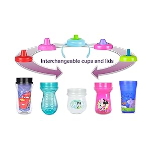 Amazon.com : The First Years Simple Sippy Cup - 9oz, 2 Pack, Pink and ...
