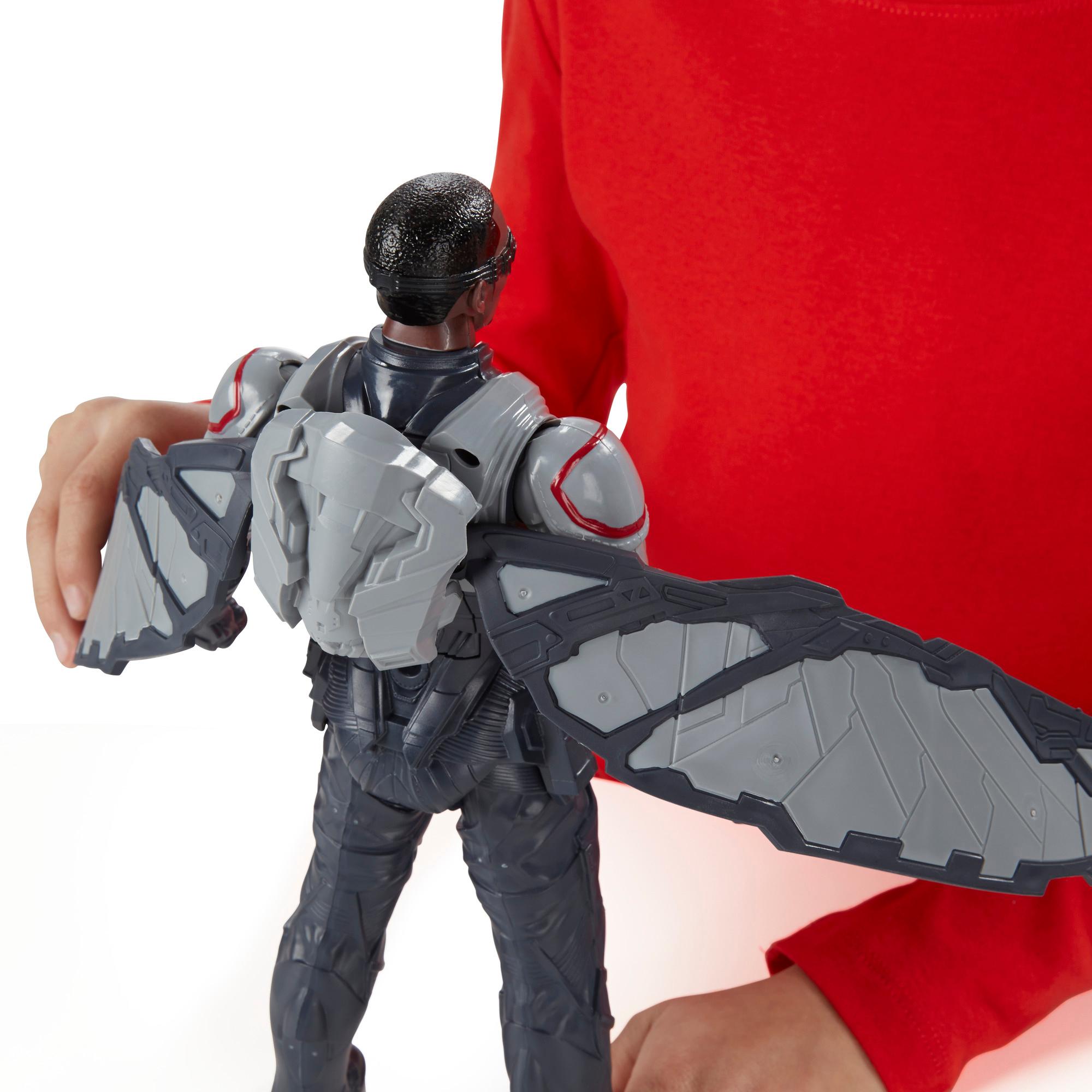 Amazon.com: Marvel Titan Hero Series Marvel’s Falcon Electronic Figure ...