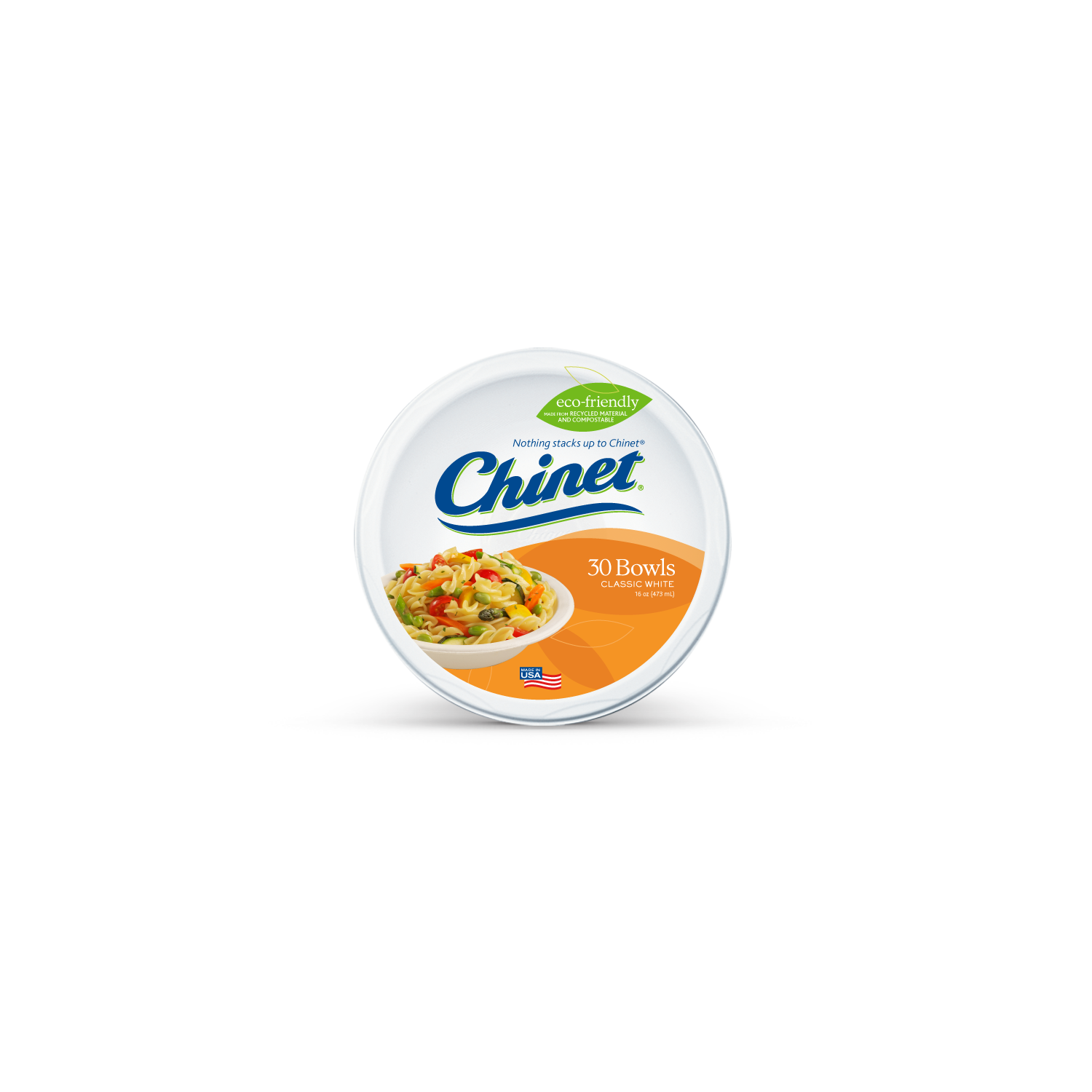 Amazon.com: Chinet Classic White 16oz Large Bowls, 30 Count: Health ...