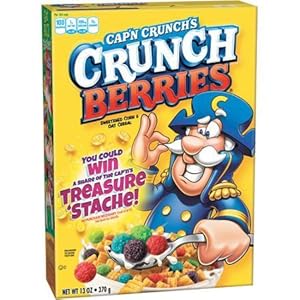 Amazon.com: Cap'N Crunch, Crunch Berries, 13-Ounce (Pack of 14) : Home ...