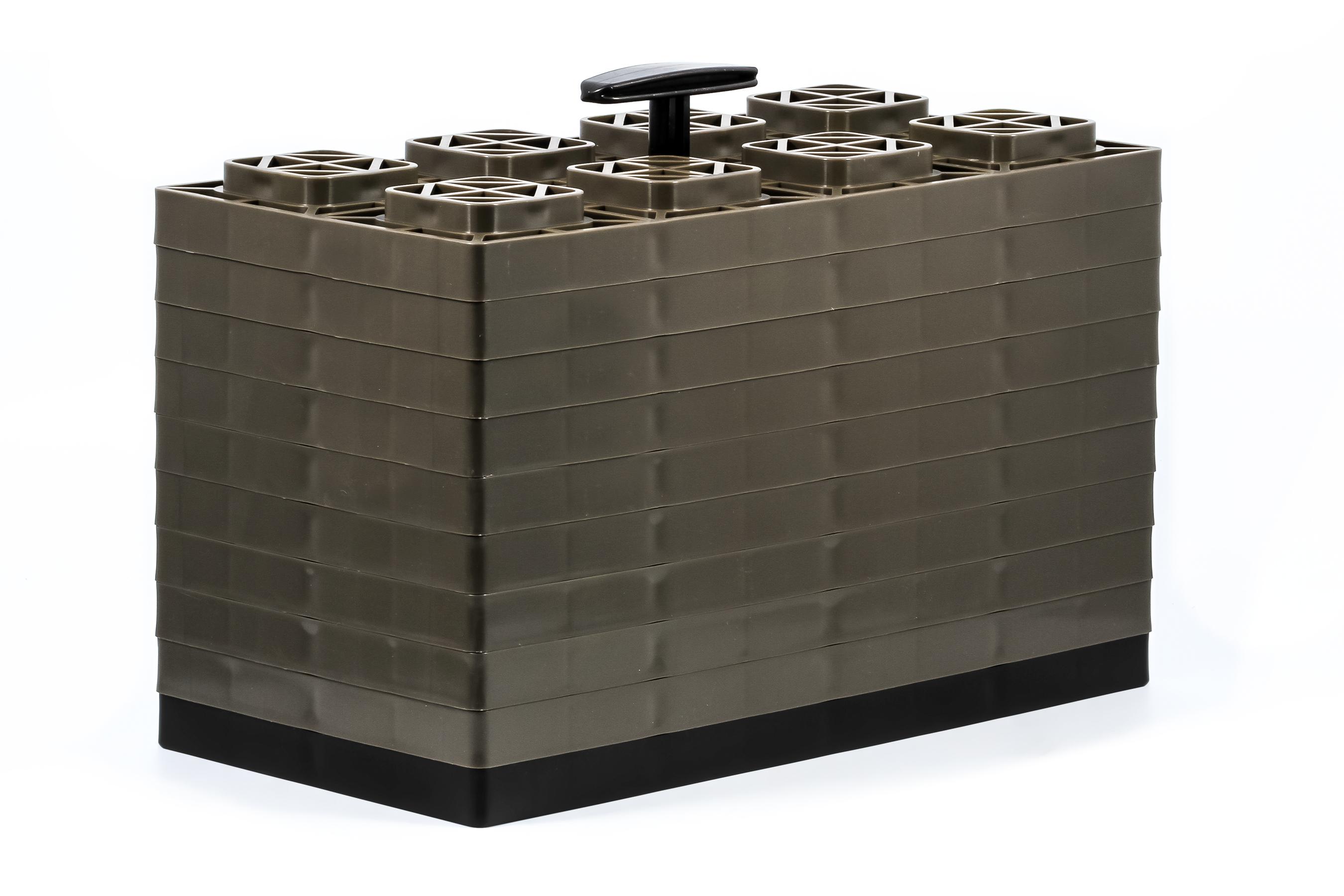 Amazon.com: Camco 44525 Brown FasTen Leveling Block with T-Handle, 4x2 ...