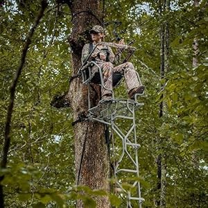 Amazon.com : Summit Treestands The Vine Single Hunter Ladder Stand ...