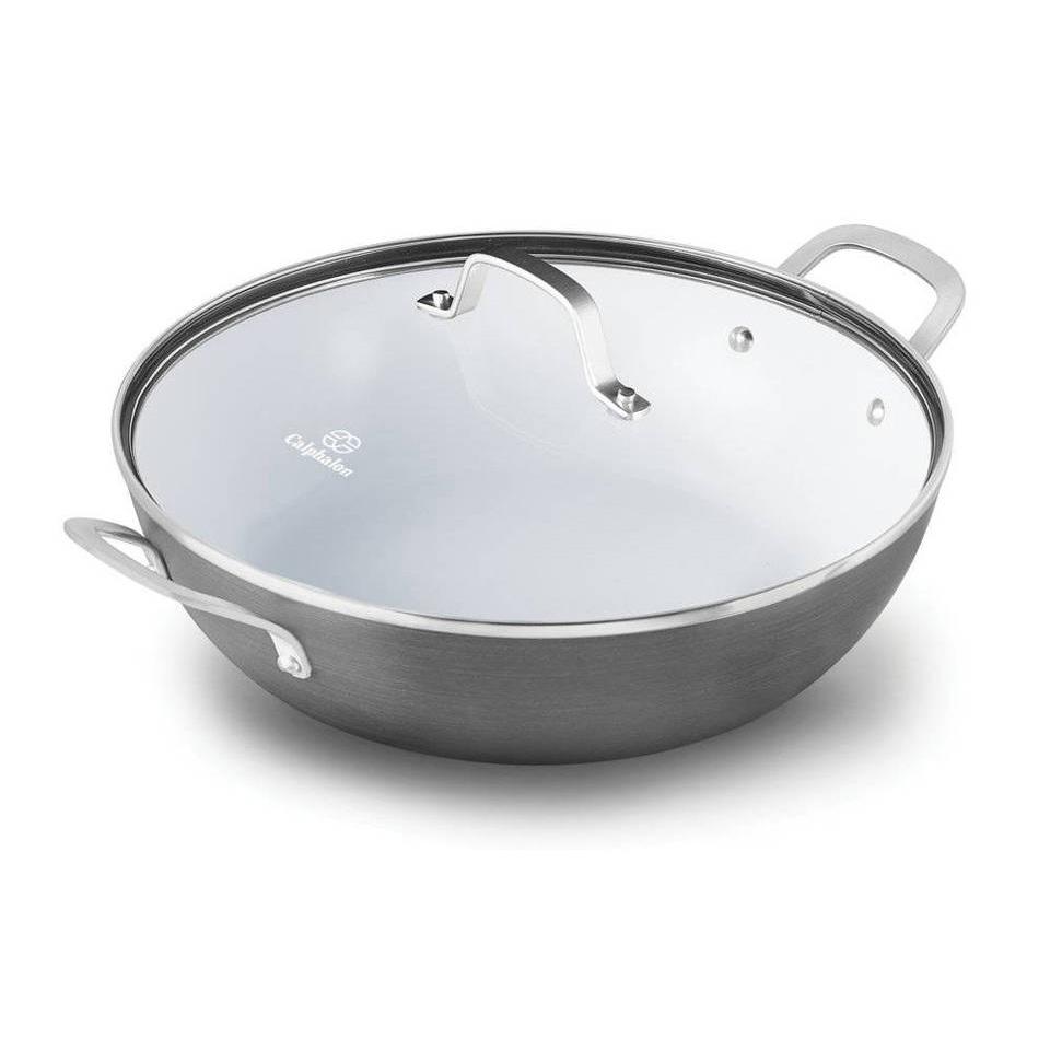 Amazon.com: Calphalon Classic Ceramic Nonstick All-Purpose Pan Set with ...