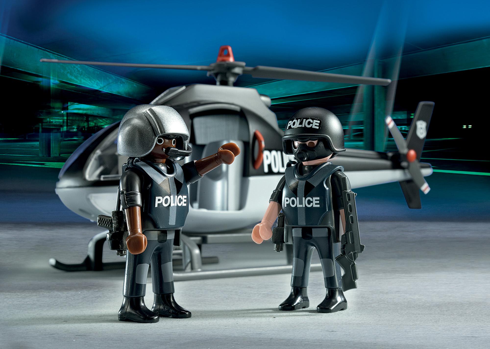 PLAYMOBIL Tactical Unit Copter Playset Police Set Christmax gift Kids ...