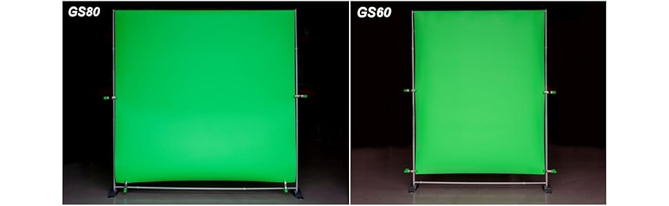 Amazon.com: Pro Cyc GS80 Portable Green Screen 80" Wide x 80" High ...