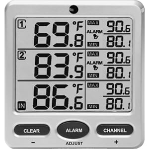 Amazon.com: Ambient Weather WS-09-C Wireless Indoor/Outdoor 8-Channel ...