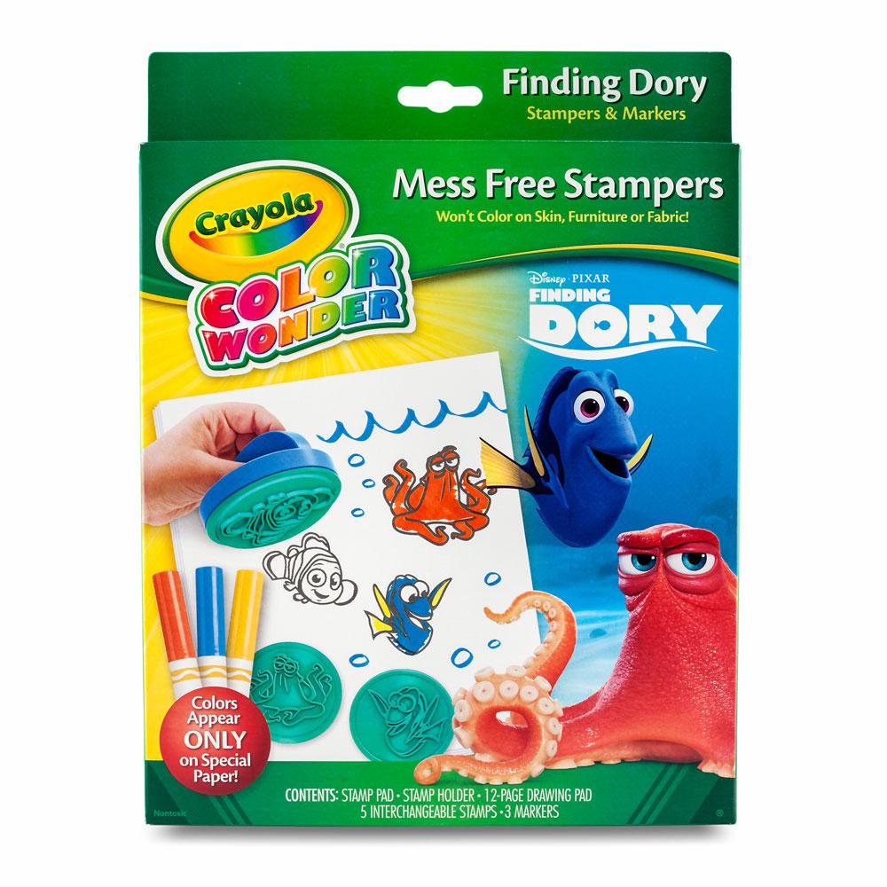 Amazon.com: Crayola Finding Dory Color Wonder Stamper & Paper Set: Toys ...