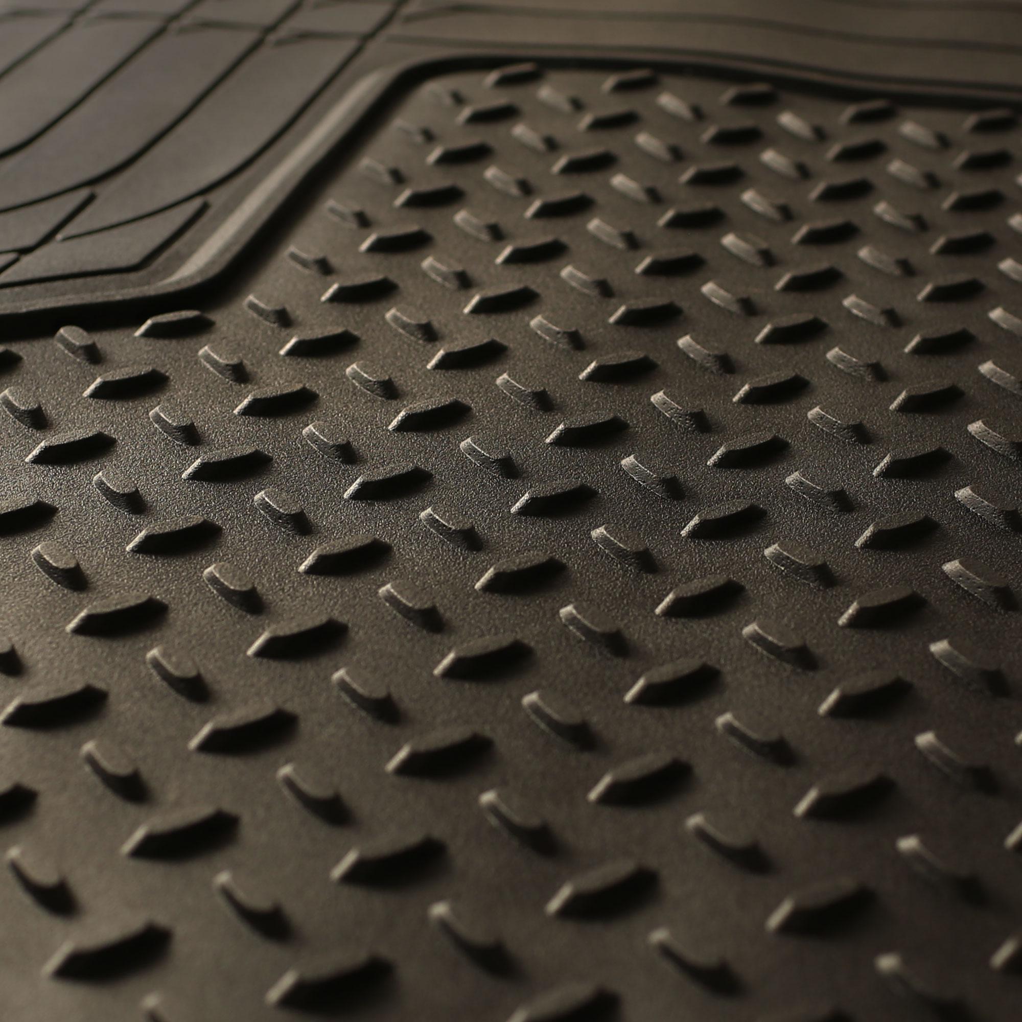 Amazon.com: FH Group F11304BLACK Black All Weather Protection Floor Mat ...
