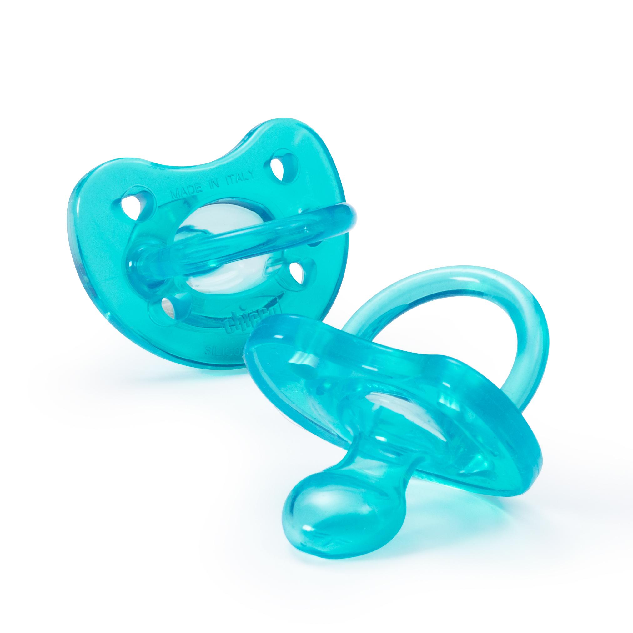 Amazon.com : Chicco NaturalFit Pacifier Pink Soft Silicone 0-6M (2 pcs ...