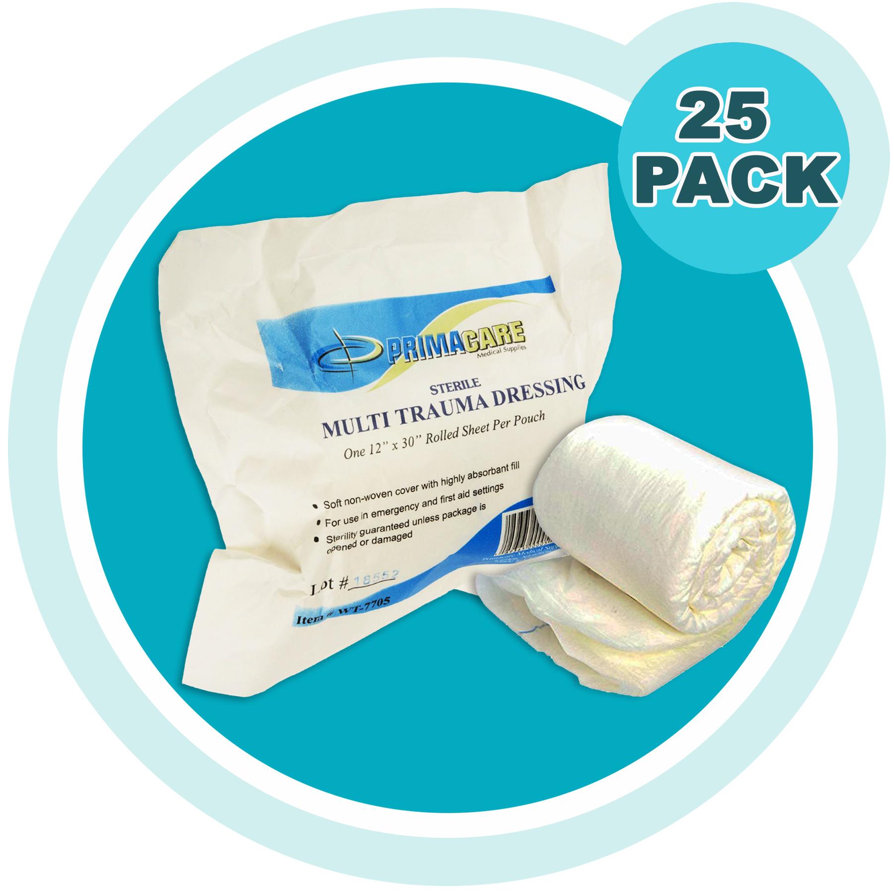 Amazon.com: Primacare WT-7705-CS Sterile Multi Trauma Dressing, 30 ...