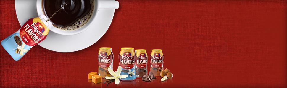 Amazon.com : Folgers Flavors Coffee Enhancer Bottle, Vanilla, 1.62 ...