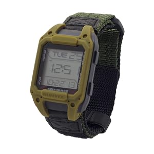 Amazon.com: Humvee Men's Military Watch, Digital Recon Tan Nylon Strap ...