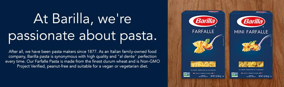 Amazon.com : Barilla Mini Farfalle Pasta, 16 Ounce Boxes (Pack of 4 ...