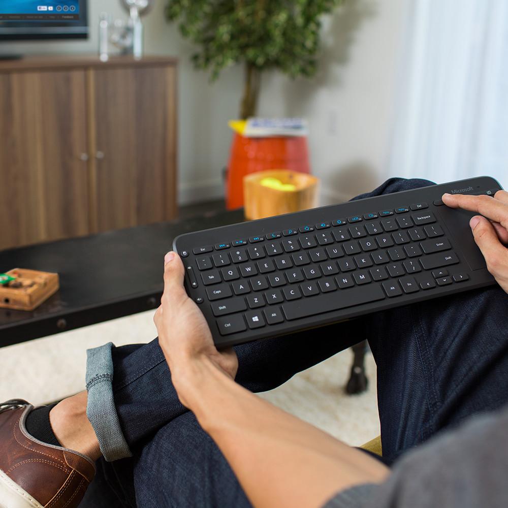 Amazon.com: Microsoft Wireless All-In-One Media Keyboard (N9Z-00001 ...