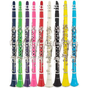 Amazon.com: Mendini MCT-P Purple ABS B Flat Clarinet with Tuner, Case ...