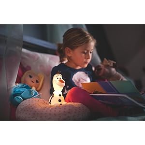 Philips 799965 Disney Olaf SoftPal Portable Night Light, White, 12 ...