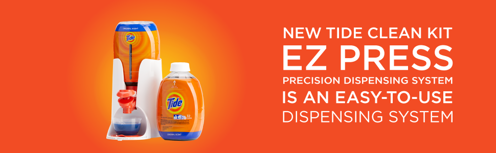 Amazon.com: Tide Clean Kit EZ Press Precision Dispensing System Starter ...